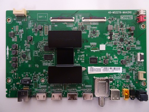TCL 50S435 Main Board (40-MS22T6-MAA2HG) 08-MS22T12-MA200AA ...