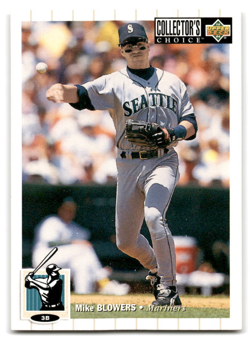 Mike Blowers 1994 Collector's Choice Baseball #54 Seattle Mariners | eBay