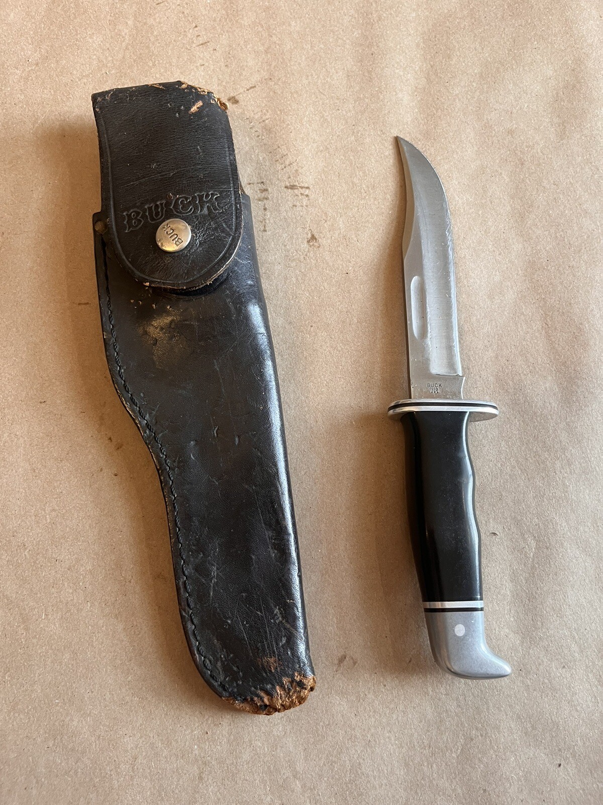 Buck Model 119 Knife w/Sheath | eBay