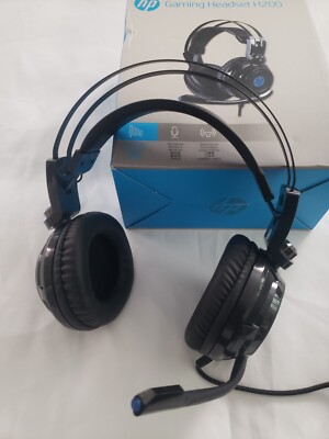 HP H200 Wired Gamer Headset - Black | eBay