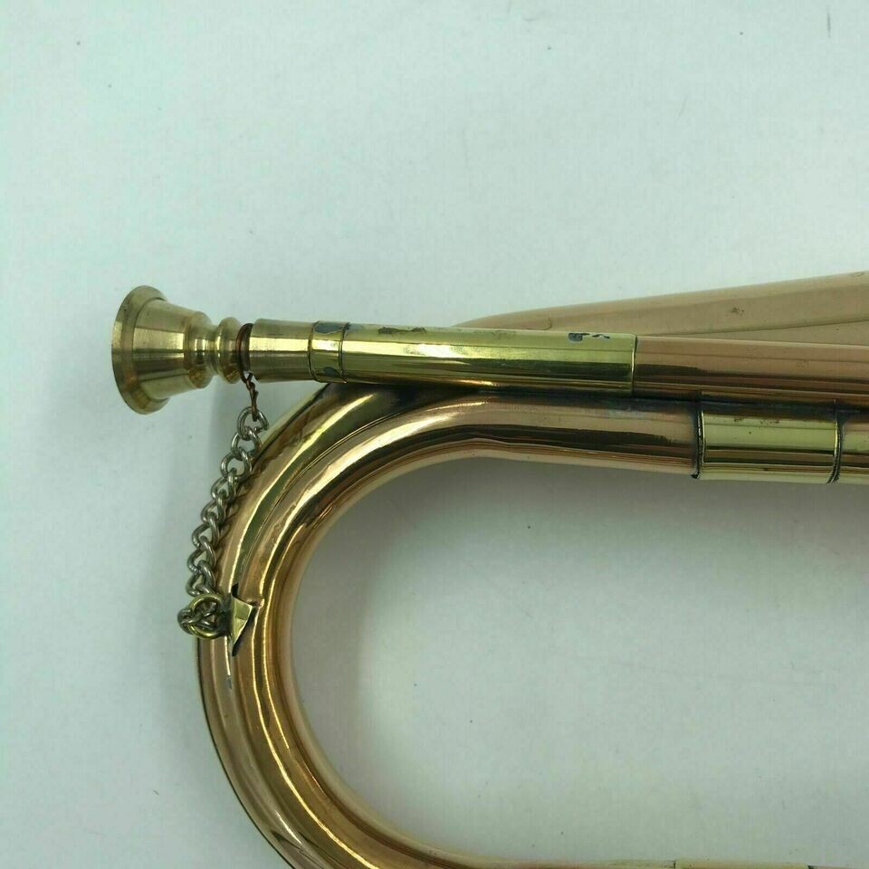 Brass Copper Army Cavalry Trumpet Bugle Retro Musical Instrument Bugle ...