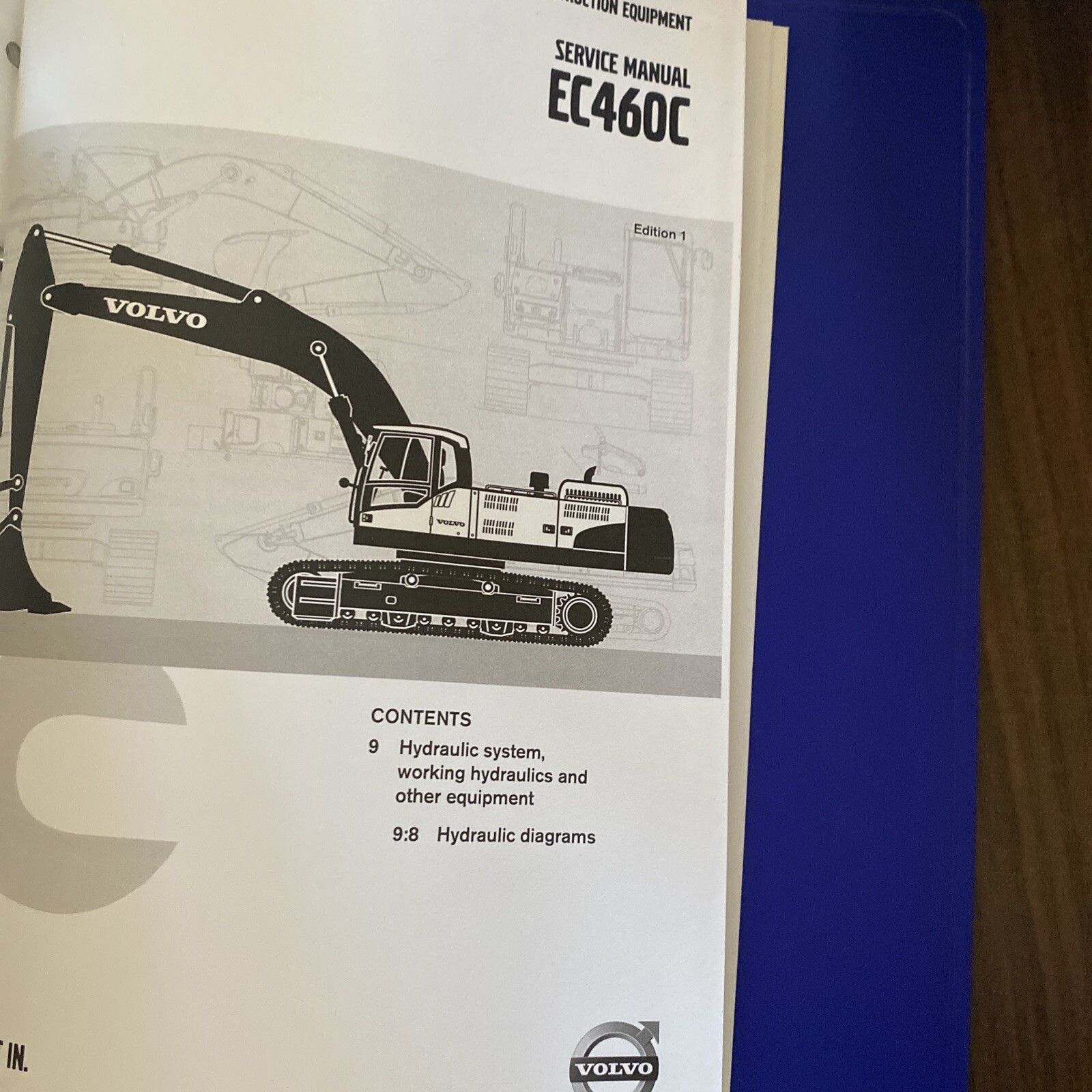 VOLVO EC460C EXCAVATOR SERVICE WORKSHOP REPAIR MANUAL BOOK EDITION 1 | eBay