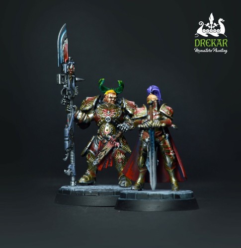 Talons of the Emperor Valerian and Aleya warhammer 40K ** COMMISSION ...