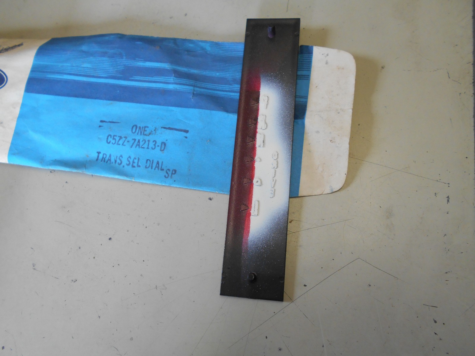 NOS 1965 66 FORD MUSTANG C4 SHIFT SELECTOR INDICATOR C5ZZ-7A213-D | eBay