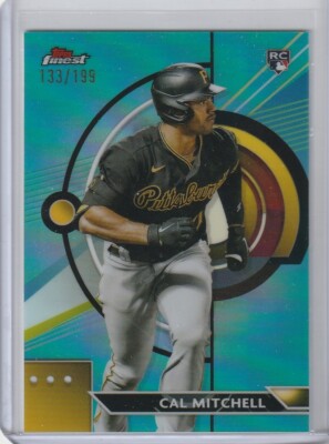 CAL MITCHELL 2023 Topps Finest Aqua Refractor 133/199 PIRATES | eBay