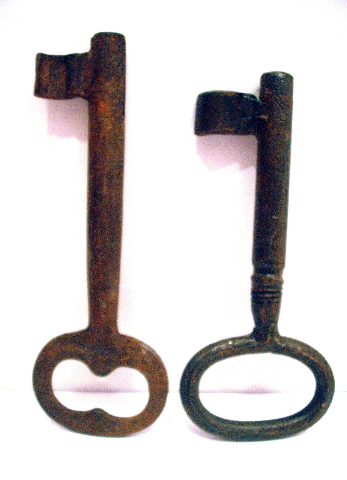 LOT OF 11 VINTAGE IRON & STEEL KEYS - 1870 /1900's - RARE - ORIGINALS ...