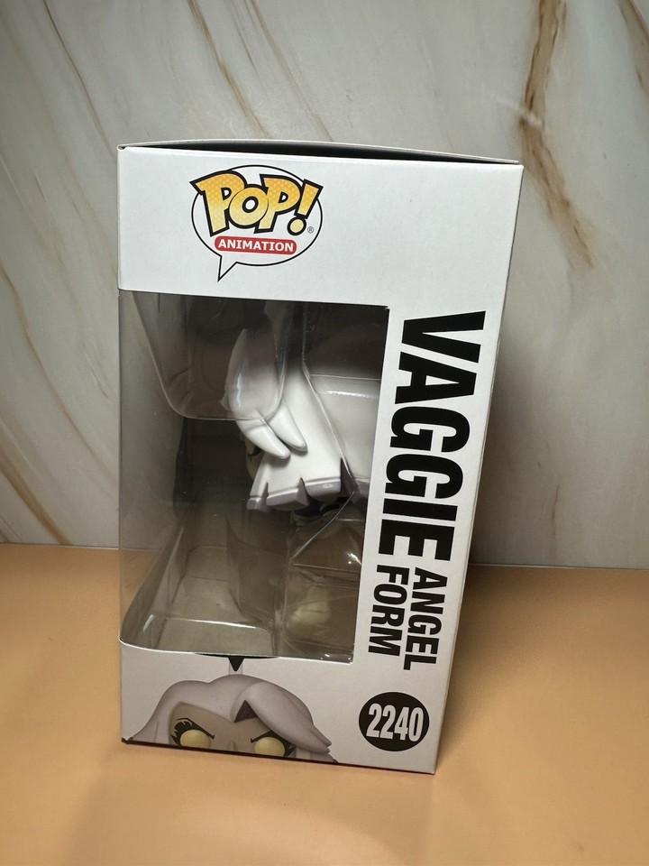 Funko Pop! Hazbin Hotel Vaggie Angel Form 2240 Chase In Hand | eBay