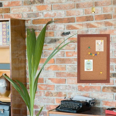 Pin Board for Office Cork Boards Jewelry Organizer Bulletin Wood ...