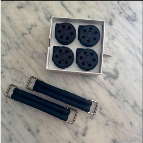 RIMOWA Handle/Wheel Set Classic Black New Unused Genuine Travel Goods ...