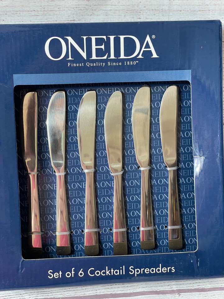Oneida Cocktail Forks & Spreaders 6 Each New In Package 12 Total | eBay