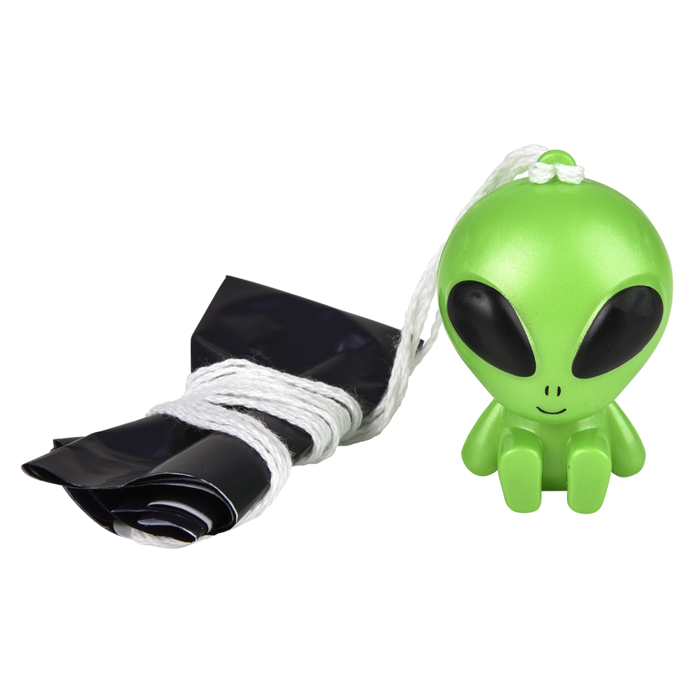 12 Piece - 1.75" GALACTIC GREEN ALIEN PARATROOPER - UFO Child Kid Toy ...