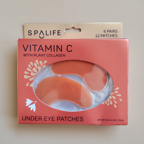 Spa Life Vitamin C with Plant Collagen Under Eye Patches 6 Pairs/12 ...