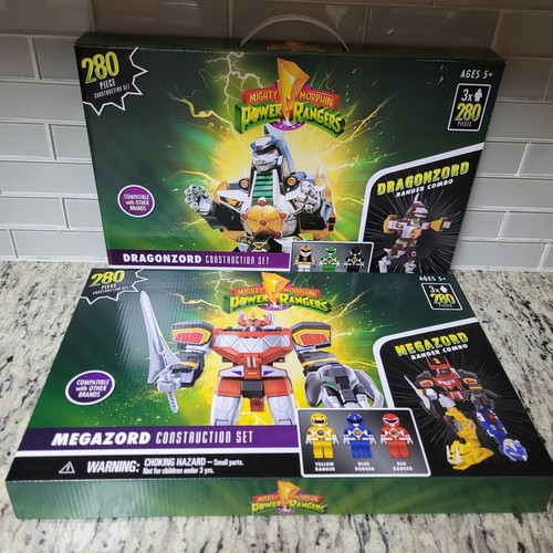 Power Rangers Megazord and Dragonzord construction Set Of 2 Both New ...