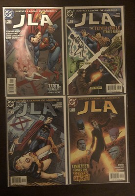 JLA 94-97 NM 9.4 “THE TENTH CIRCLE” ISSUES JOHN BYRNE CHRIS CLAREMONT ...