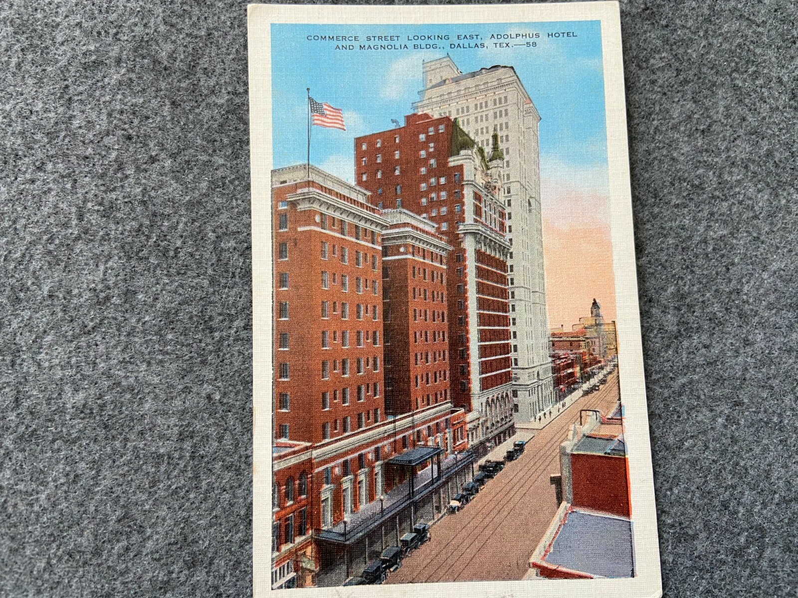 Commerce Street looking East, Dallas Texas Vintage Postcard | eBay