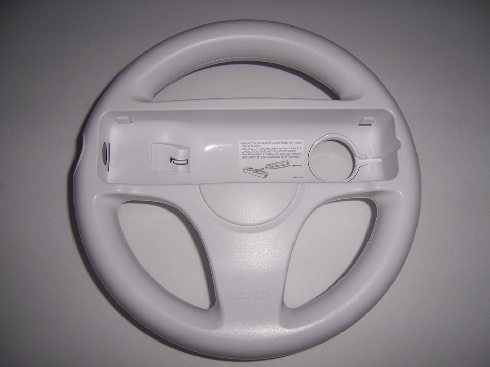 Wii Racing Steering Wheel OEM Official Mario Kart Wheel (Nintendo Wii ...