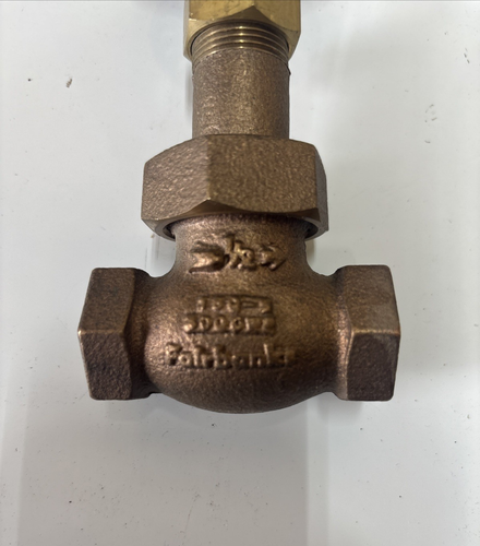 Fairbanks 1/2" Brass Lift Check Valve 150 S 300 WOG | eBay