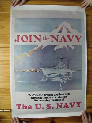 Join The Navy Propaganda Poster U.S. Navy Vintage 1974 | eBay