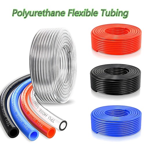Polyurethane Flexible Tubing Pneumatic PU Pipe Tube Hose Air Chemical ...