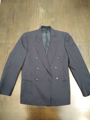 Isaia Mens 3 Button Pin Stripe Blazer Multicolor Size Medium | eBay