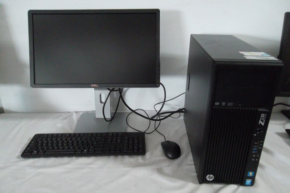 HP Z230 Workstation Intel i7-4770 (Quad) 3.4GHz 16GB 2TB Wi-Fi w/22 ...