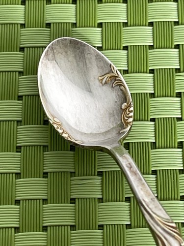 Yamazaki CACHE Stainless Gold Accent 4 Demitasse Spoons Japan Flatware ...