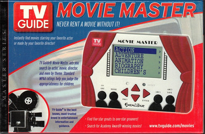 TV GUIDE MOVIE MASTER HAND HELD ELECTRONIC DATABASE OF OVER 2800 MOVIES ...