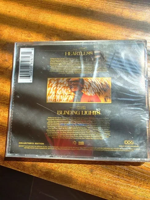 The Weeknd Heartless / Blinding Lights Collector's Sealed CDs | eBay