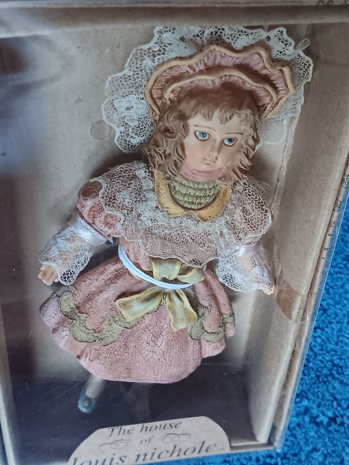 THE HOUSE OF LOUIS NICHOLE VICTORIAN DOLL KURT ADLER Xmas Christmas ...