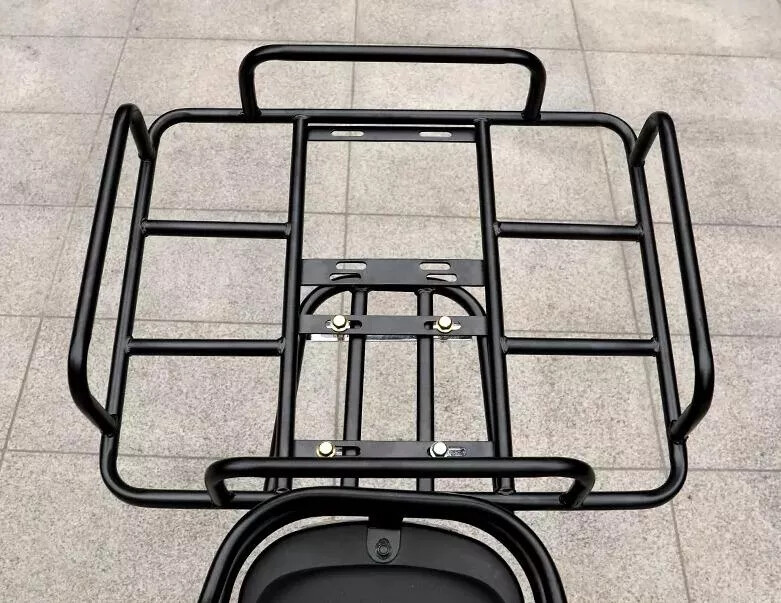 Delivery Bag Rack For Food Riders Ebike Motorcycle Metal Delivery Rack ...