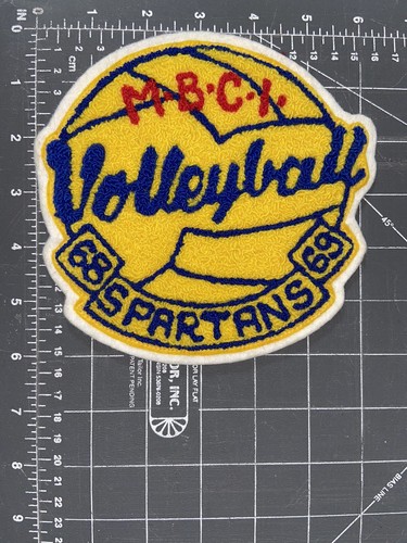 MBCI Margaret Barbour Collegiate Institute Spartans Volleyball Chenille ...