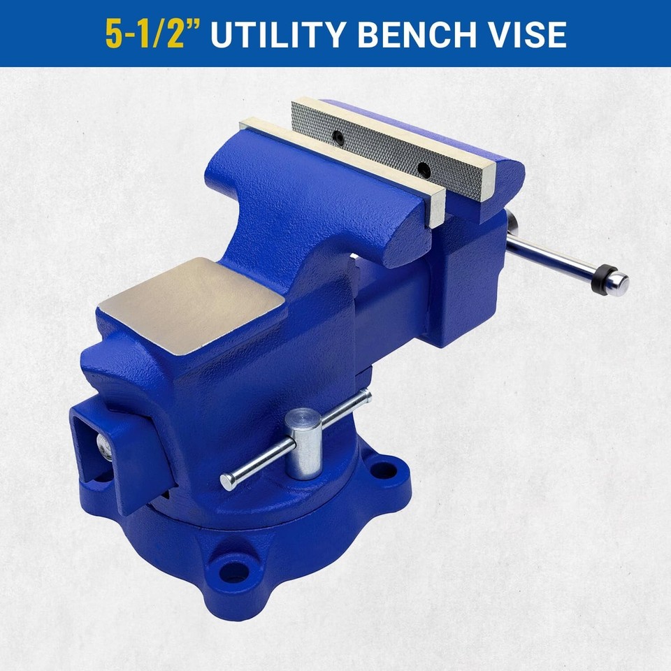 Yost Vises 455 Combination Vise | 5.5 Inch Jaw Width Heavy-Duty Utility ...