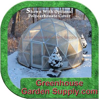 GREENHOUSE GEODESIC DOME 18 FT. With Marine Poly Cover for Hydroponic ...