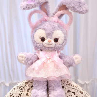 50CM Disney Duffy Friend Stella Lou Rabbit Plush Toy Stuffed Doll Kids ...