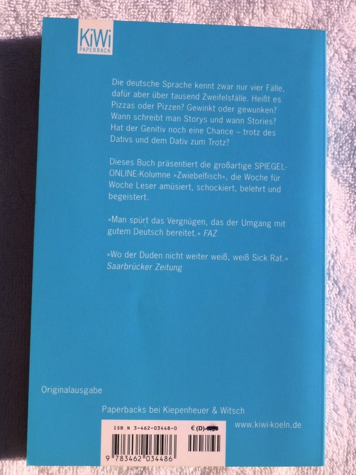 BASTIAN SICK Der Dativ ist dem Genitiv sein Tod GERMAN Satire GRAMMAR ...