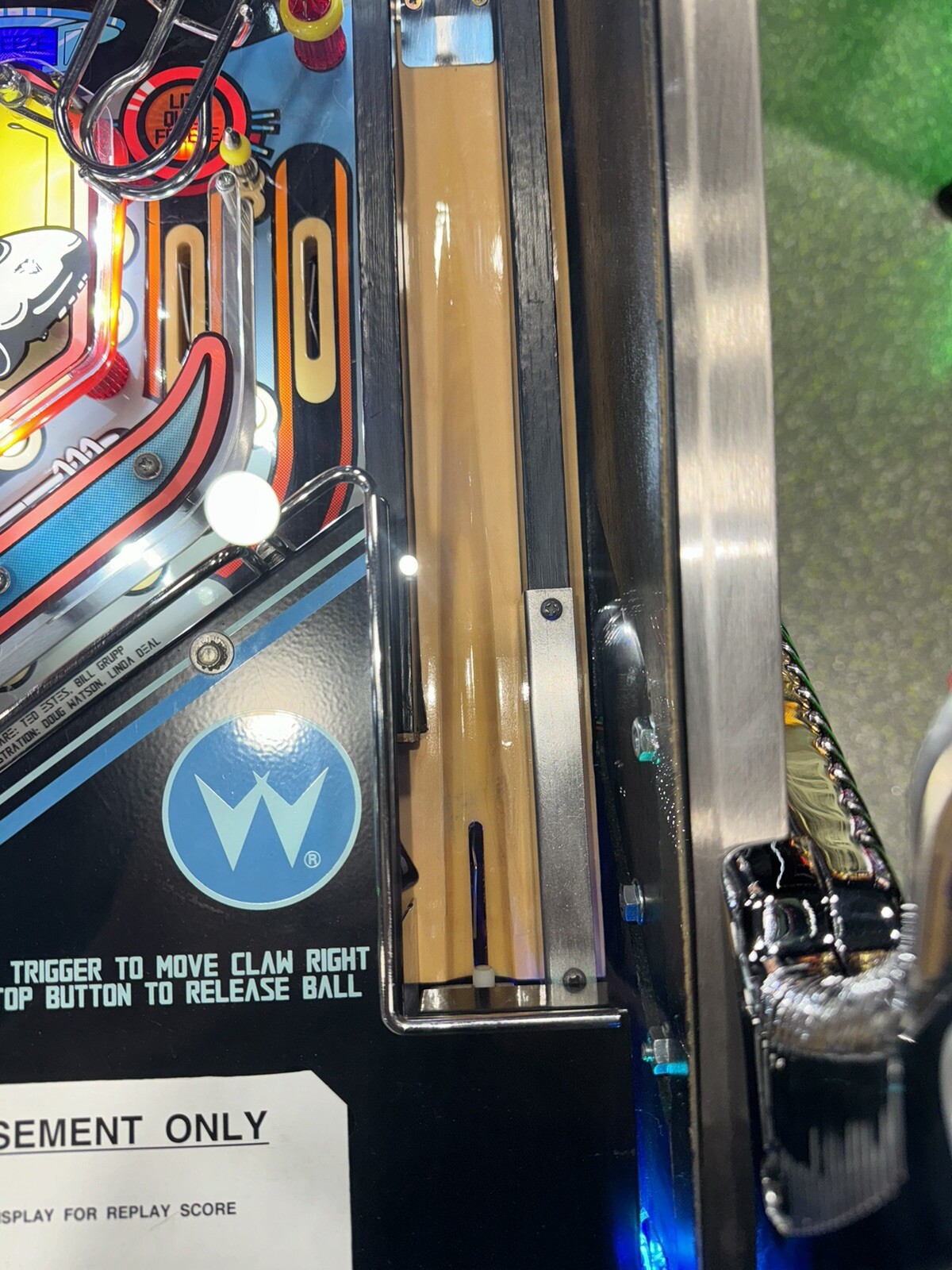 Demolition Man Pinball Machine Williams LEDs Orange County Pinballs ...