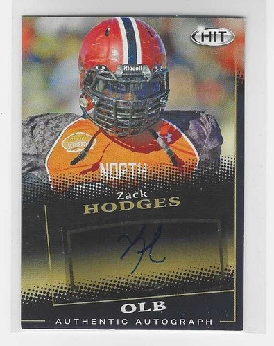 2015 ZACK HODGES Sage Hit Auto Black #A105 Rookie Harvard | eBay