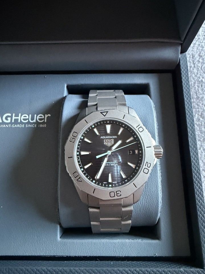 Tag Heuer Men's tungsten Aquaracer | eBay UK