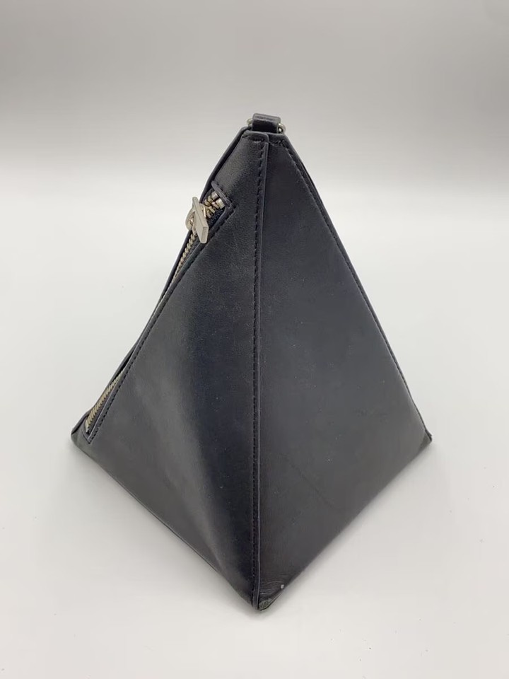 AMERI Pyramid Chain Handbag, Black, Solid Color | eBay