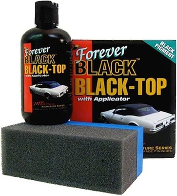 Easy to Use Vinyl Convertible Top Restorer w/ Foam Applicator - Black ...