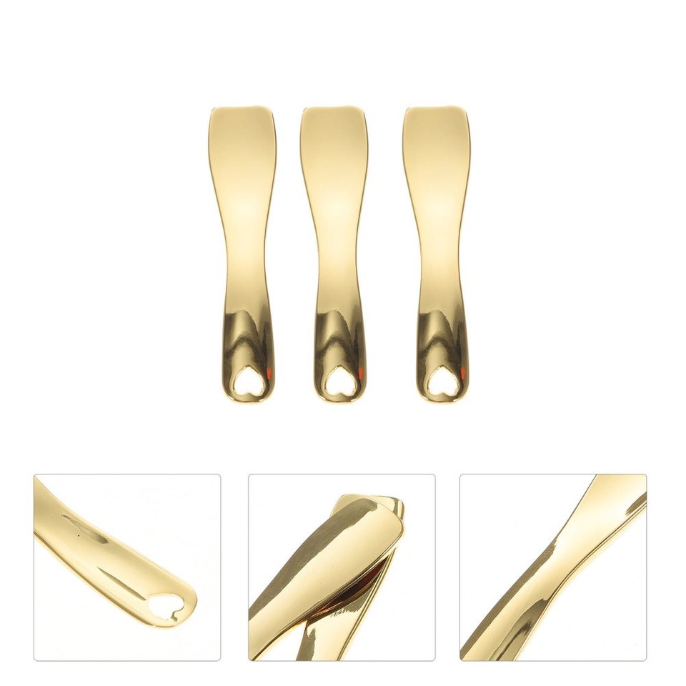 3 Pcs Metal Eye Cream Stick Beauty Tools Face Applicator Spatula | eBay ...