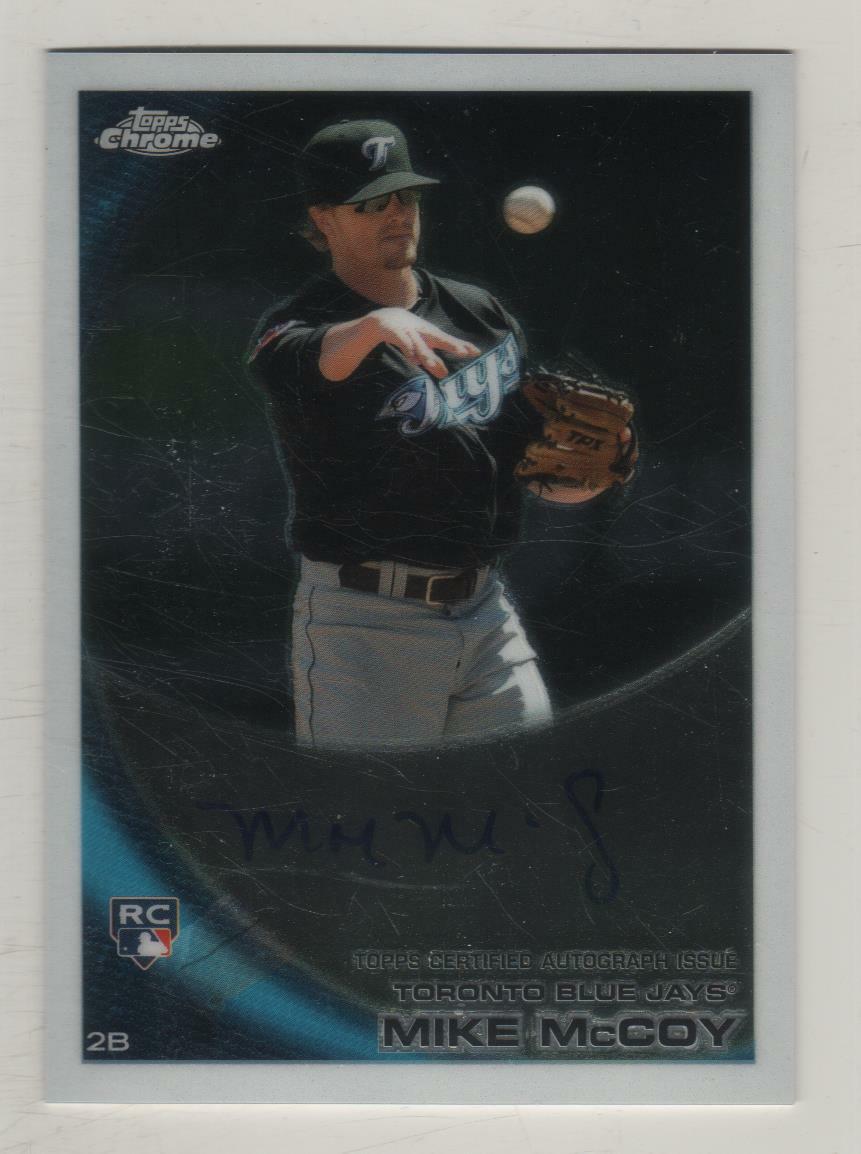 2010 Topps Chrome - Mike McCoy #206 Rookie Autographs (AU, RC) for sale ...