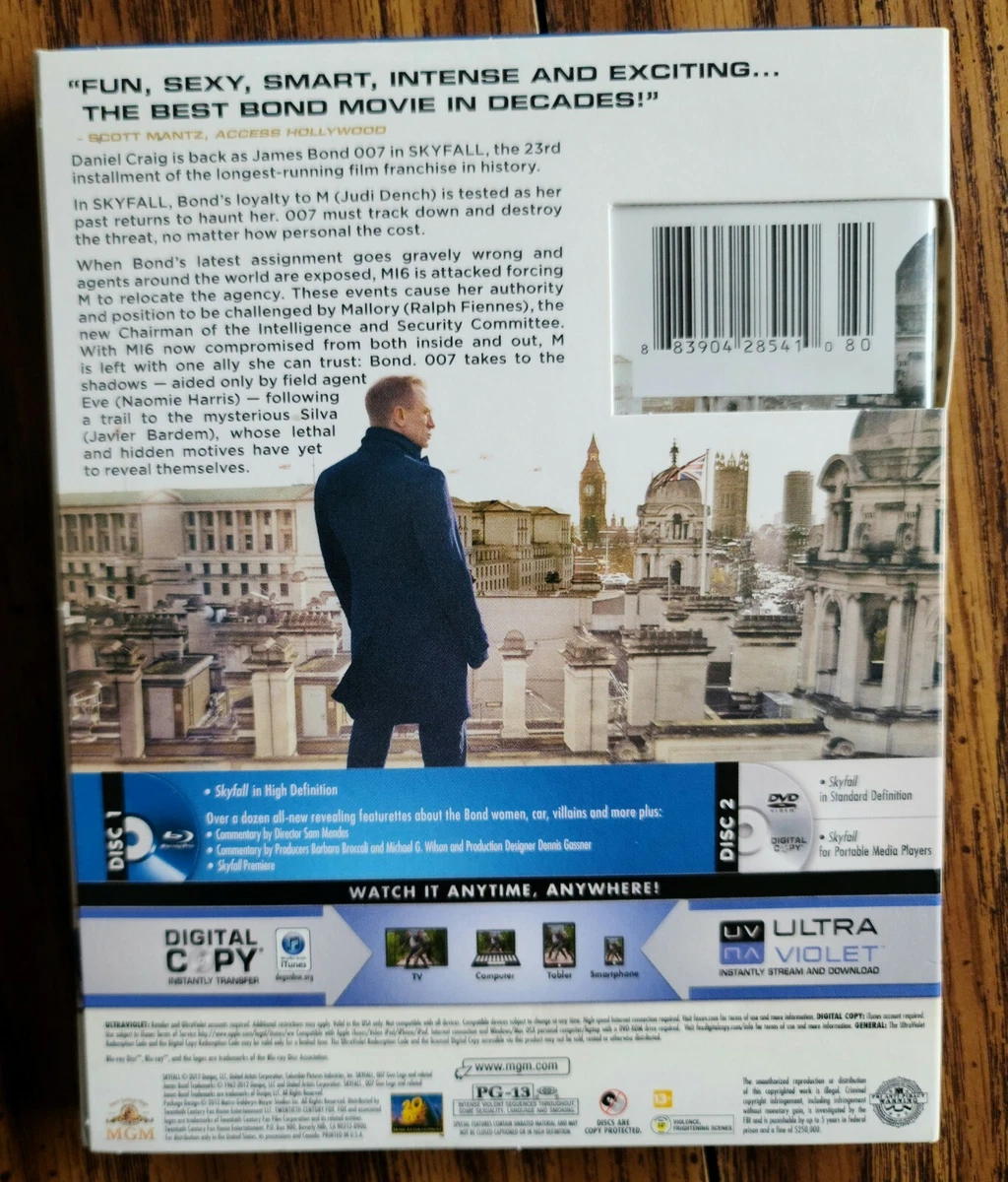 Skyfall Dvd Poster
