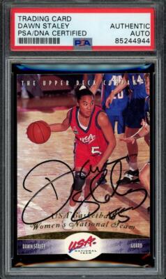 1996 Upper Deck USA DAWN STALEY signed card #69 | autograph - PSA/DNA ...