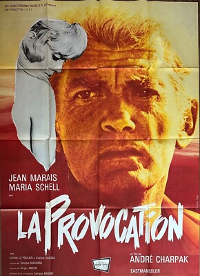 Affiche Cinéma LA PROVOCATION 120x160cm Poster / Jean Marais / André ...