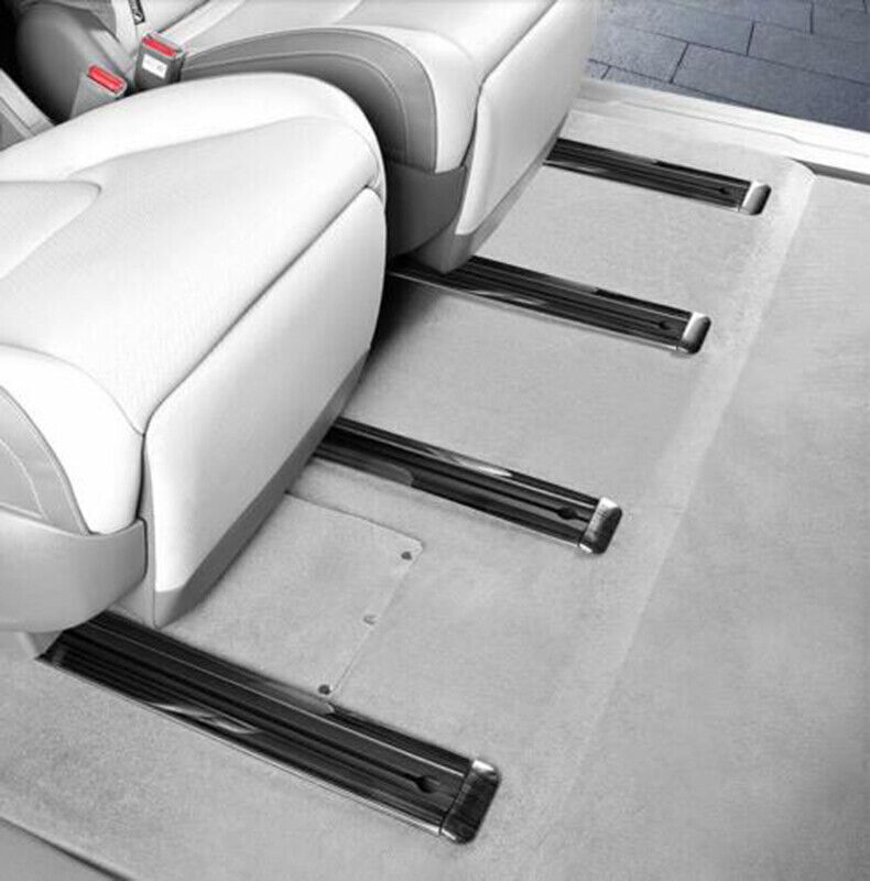 2022-24 Fit For Kia Carnival Black Seat Adjust Sliding Rail Guard Cover ...