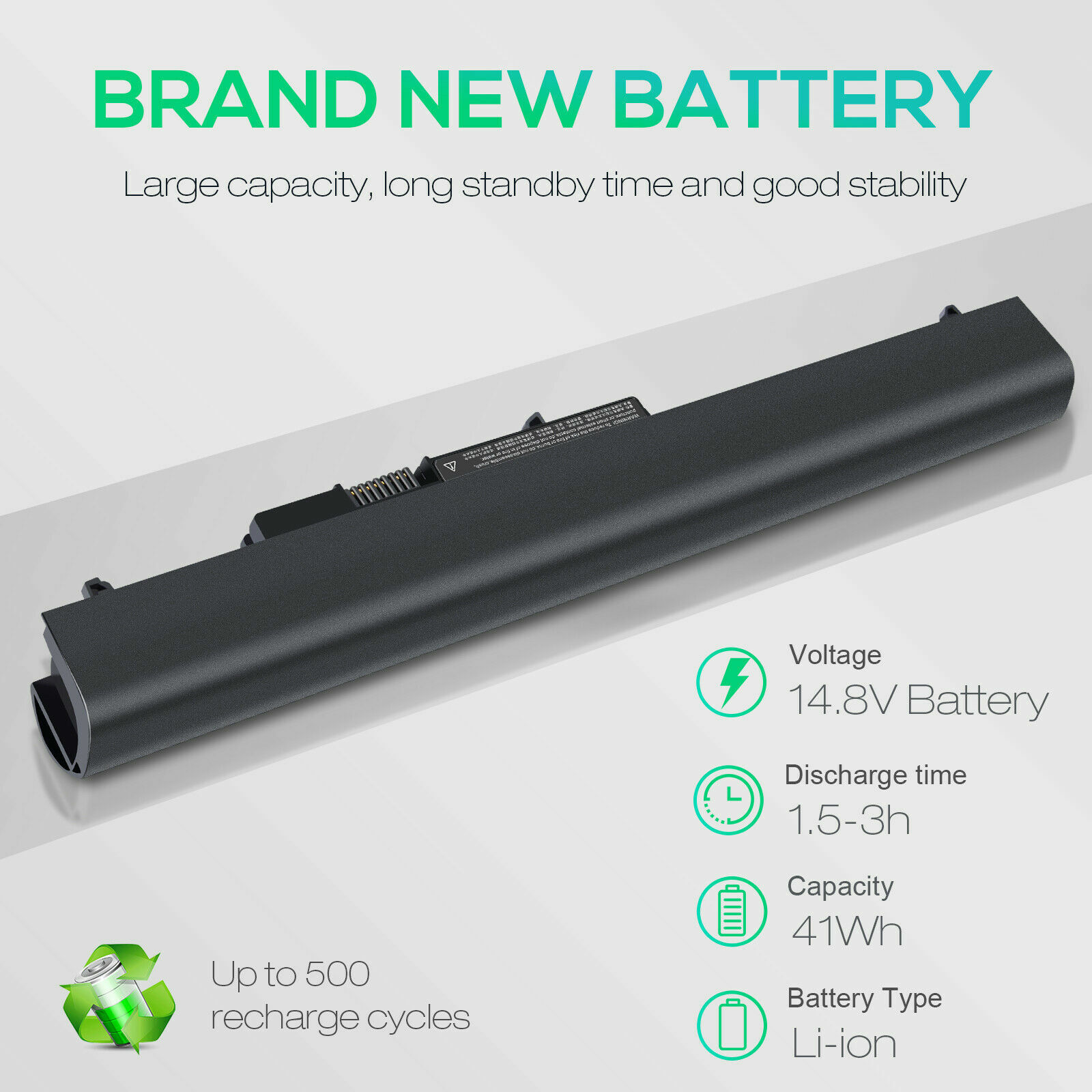 746641-001 Laptop Battery For HP OA03 OA04 740715-001 746458-421 14.8V ...