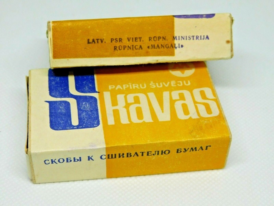 80s Vintage Soviet STAPLER with STAPLES USSR WORKING! | eBay