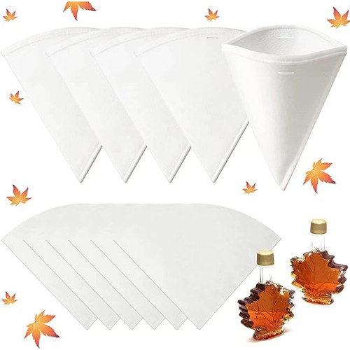 3X Maple Syrup Filter Cone Set Non-woven Maple Tree Sap Sugaring ...