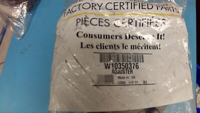 W10350376 NEW OEM Whirlpool Dishwasher Upper Rack Height Adjuster | eBay